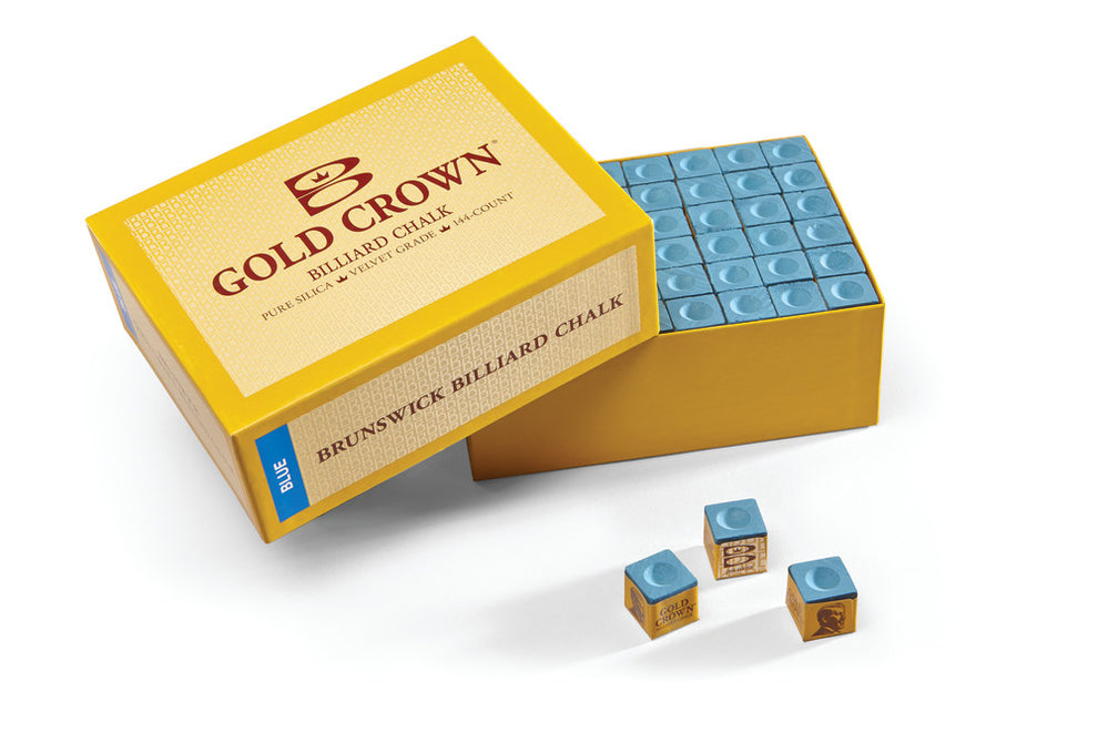 Gold Crown 144 Piece Billiard Chalk | Brunswick Billiards