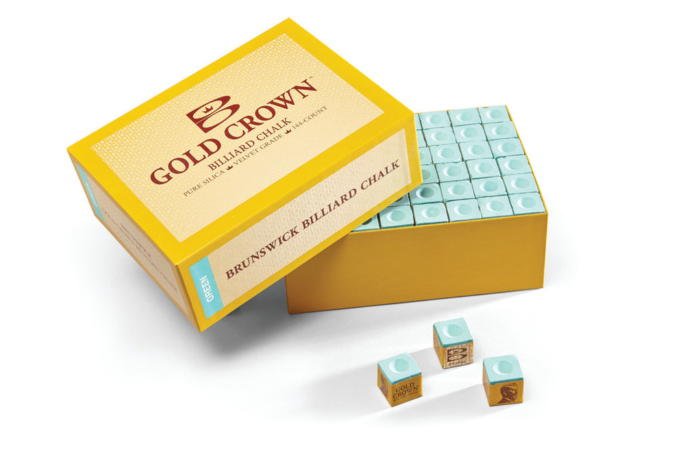Gold Crown 144 Piece Billiard Chalk | Brunswick Billiards